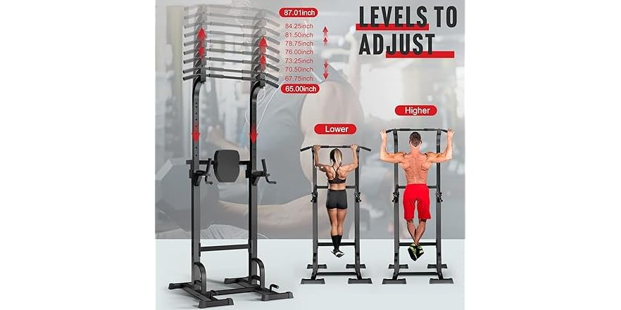 Elevens Power Tower Dip Station