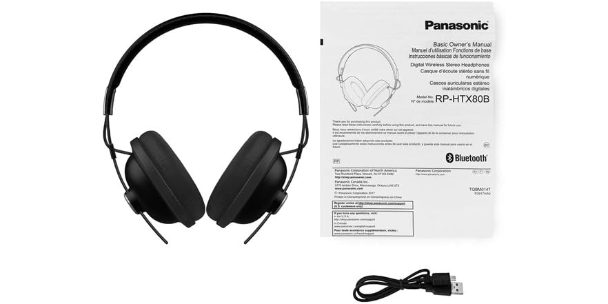 Panasonic Retro Wireless Headphones w/Mic