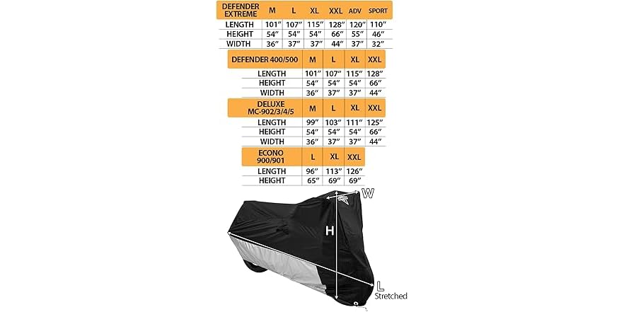 Nelson Motorcycle Cover - X-Large