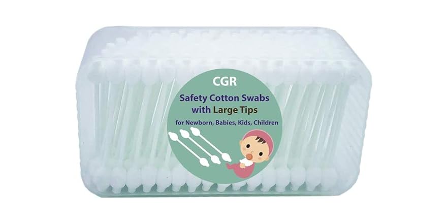 800pcs CGR Baby Safety Cotton Swabs