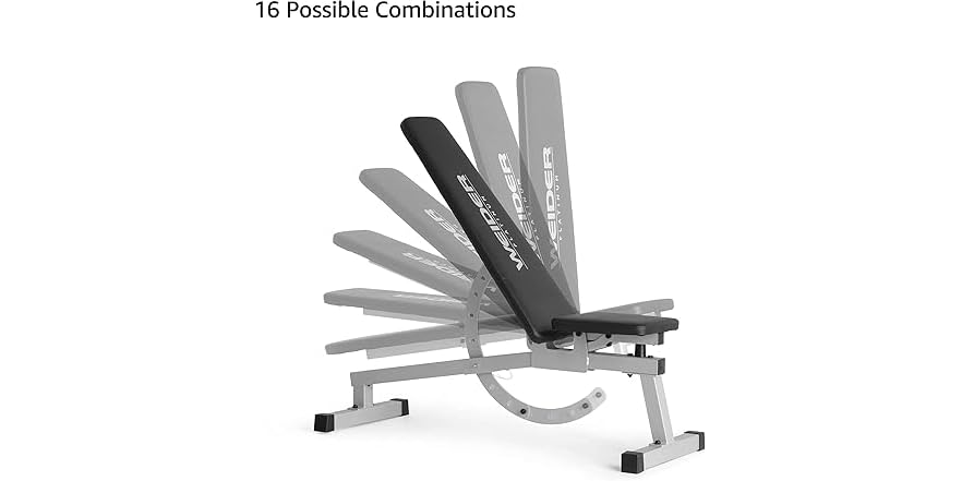 Weider Platinum Adj Bench - 16 Position