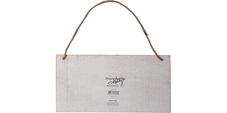 Primitives Wedding Hanging Sign