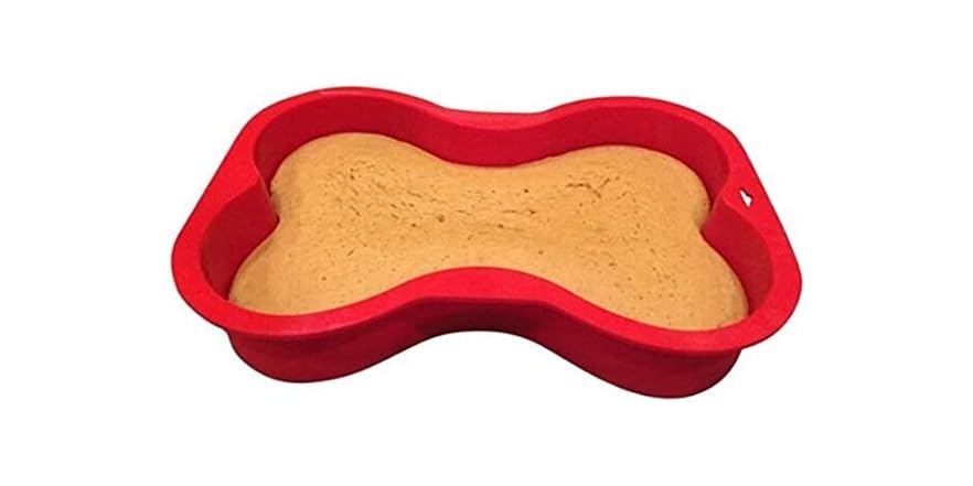 Dog Bone Shaped Silicone Cake Pan