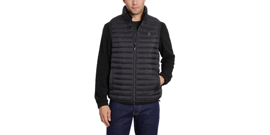 IZOD Men's Full Zip Puffer Vest