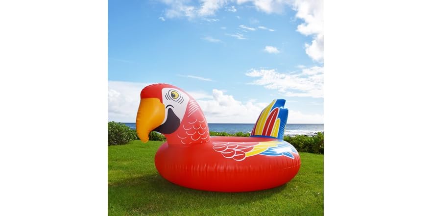 GoFloats Parrot Pool Float Party Tube
