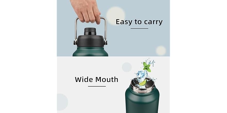 Konokyo Jug with Handle,87 oz Insulated Water Bottle