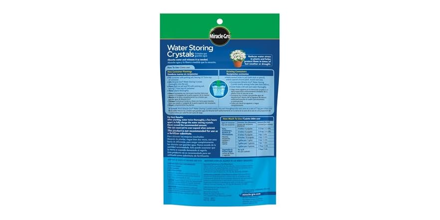 Miracle-Gro Water Storing Crystals, 12oz. 5Pk