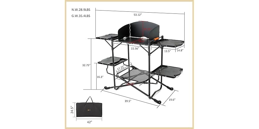 ARROWHEAD OUTDOOR Camp Kitchen Station