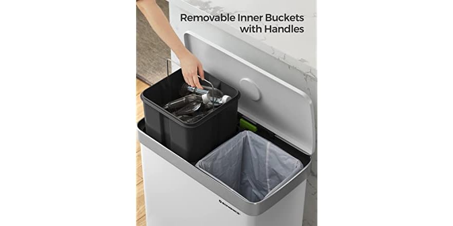 SONGMICS 16 Gallon Kitchen Garbage Can
