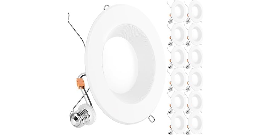 12 Pack Recessed LED Lighting