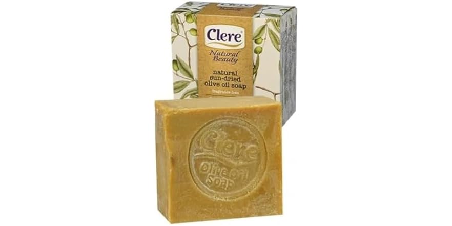 CLERE Natural Olive Oil Soap Bar