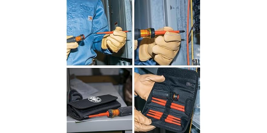 Klein Tools 32288 Insulated 8-in-1 Screwdriver Set