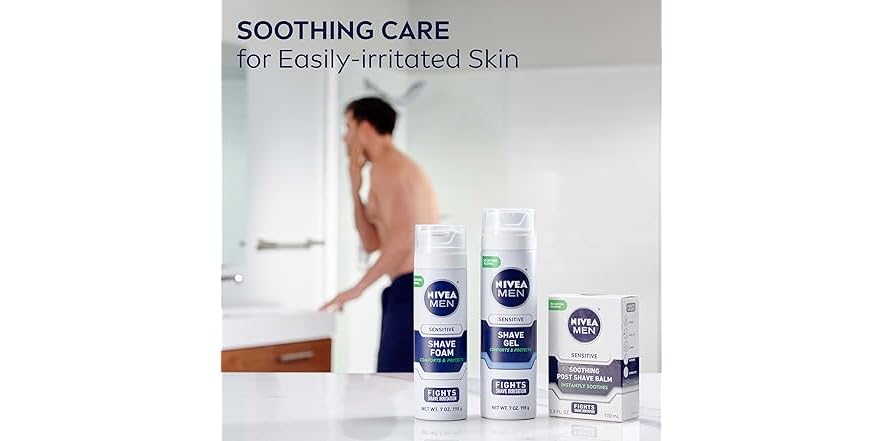 NIVEA MEN Sensitive Shave Gel with Vitamin E