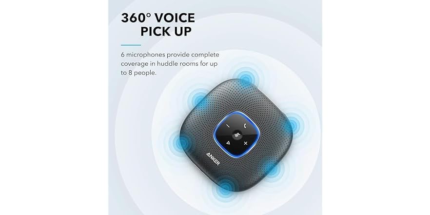 Anker B089T23MZG Anker PowerConf+ Bluetooth Speakerph (Open Box)