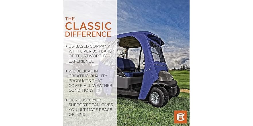 Classic 4-person Golf Cart Enclosure (Open Box)
