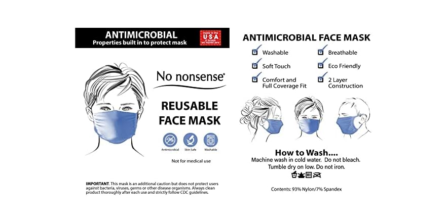 No Nonsense Face Mask