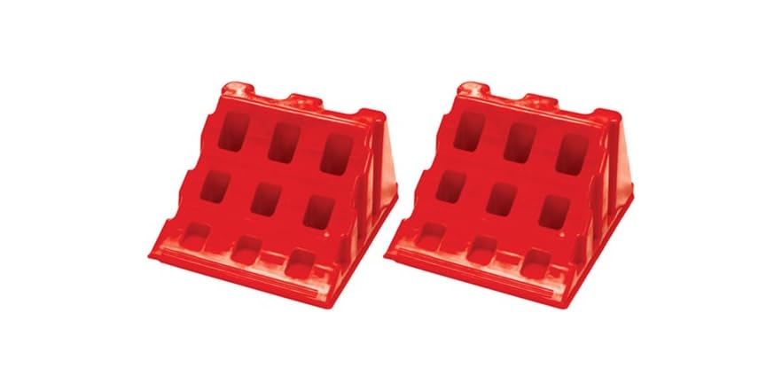 Red Lynx Wheel Chocks, 2- Pack