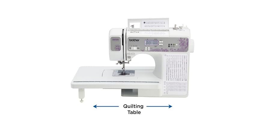 Brother SQ9285 Sewing & Quilting Machine