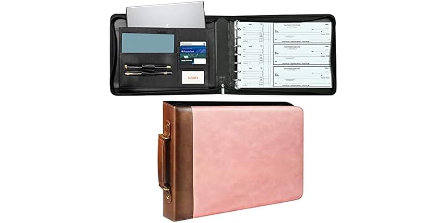 7 Ring Check Binder for 9x13" Sheets