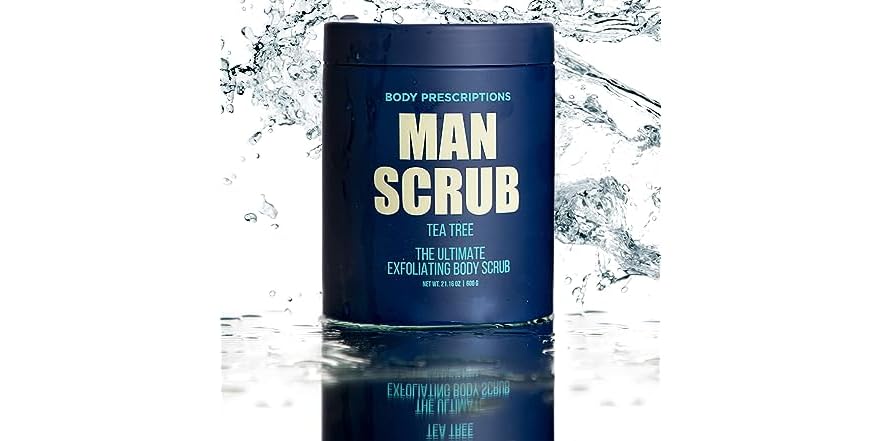 (4 Pack) Body Prescriptions Body Scrub for Men