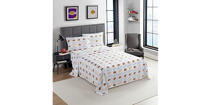 Los Angeles NBA Licensed Sheet Set