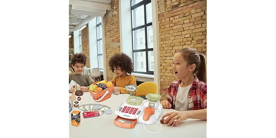 Pretend Play Calculator Cash Register Toy
