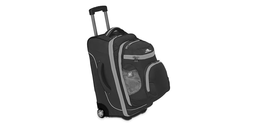 High Sierra 22" Wheeled Backpack - Black