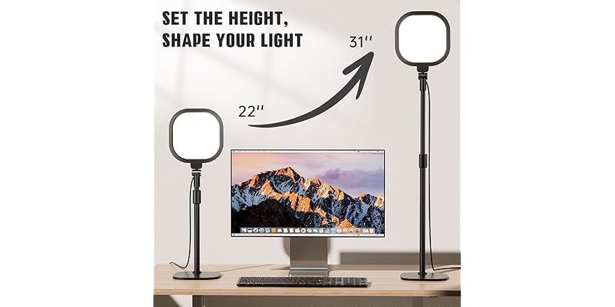 10'' Desk Ring Light