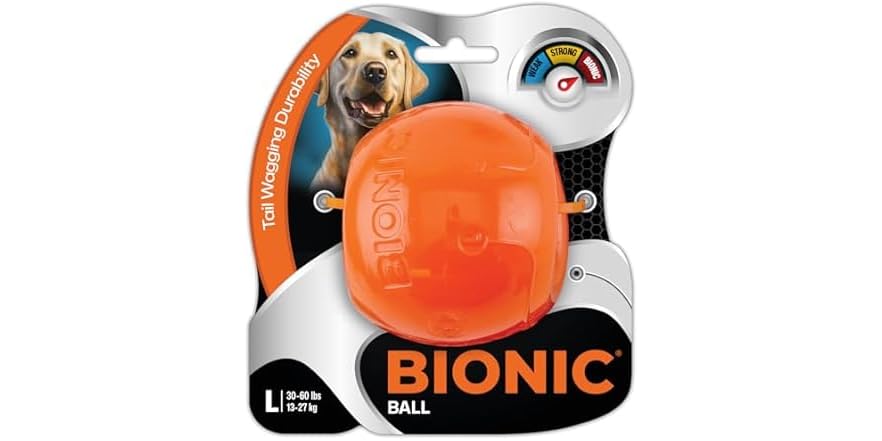 BIONIC Large Dog Chew Ball