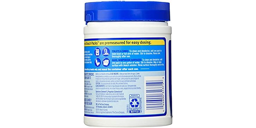 Clorox Control Bleach Packs