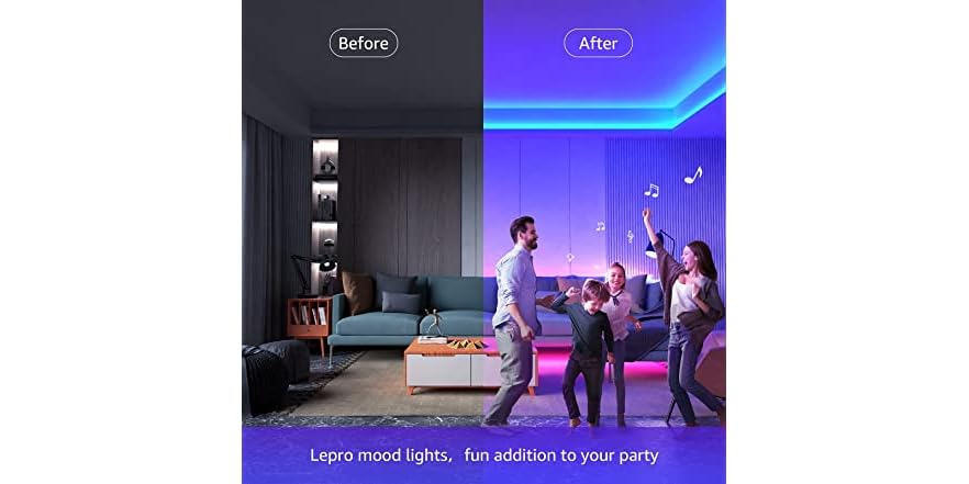 Lepro LED Strip Lights, RGB LED Strips