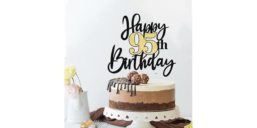 Happy 95th Birthday Cake Topper