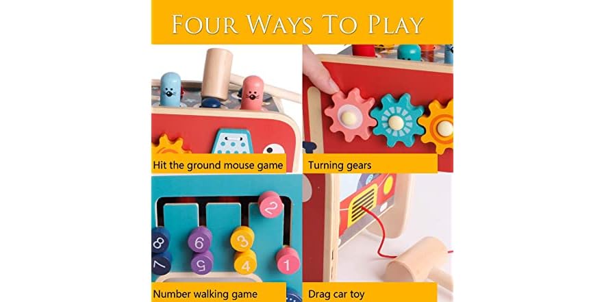 Wooden Hammer Toy Set