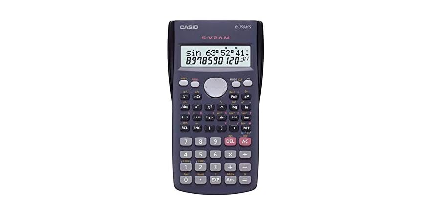Casio 2 Line Display Scientific Calculator