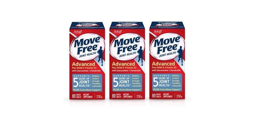 Move Free Joint Health 80 CT Pack of 3