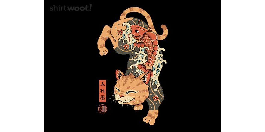 Koi Fish Cat Irezumi