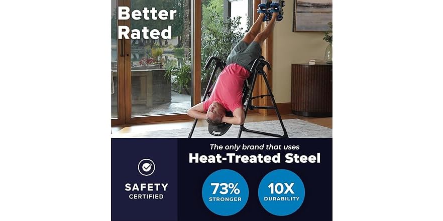 Teeter EP-560 Ltd. Inversion Table with Comfort Cushion