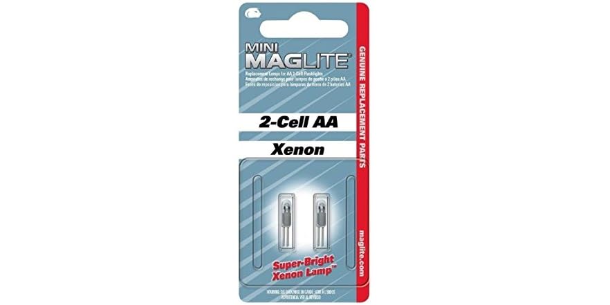 Maglite Mini Mag Flashlight Bulb Card