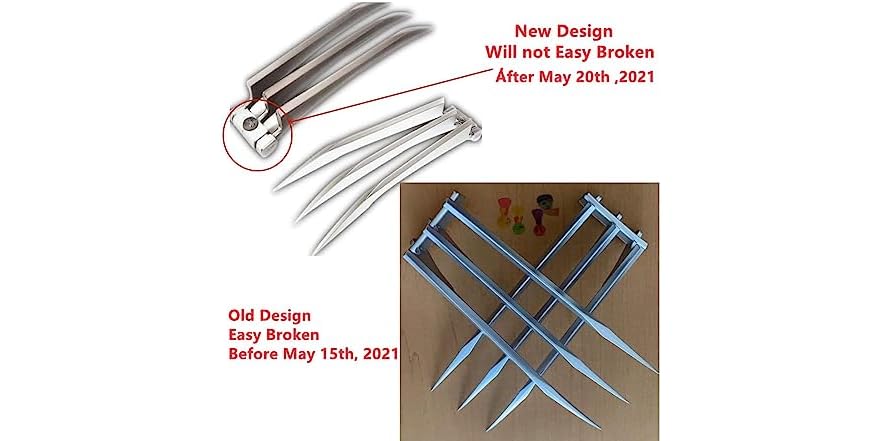 Props One Pair Wolverine Claws, ABS Plastic