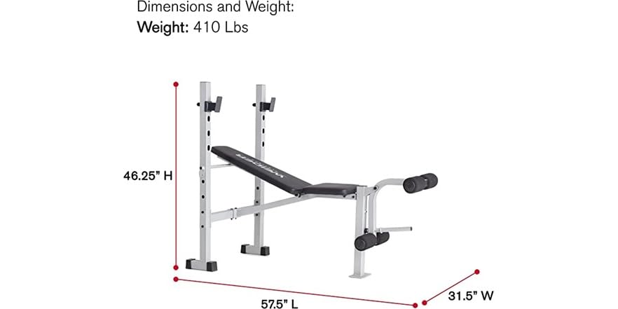Weider Platinum Standard Weight Bench
