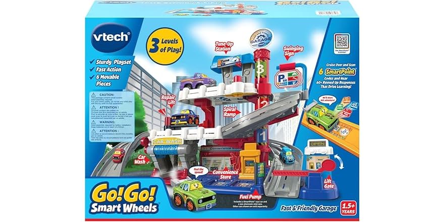 VTech VTech Go! Go! Smart Wheels Fast and Friendly Garag