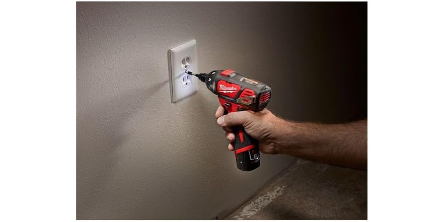 Milwaukee 12V Lithium-Ion 1/4" Hex Screwdriver Kit