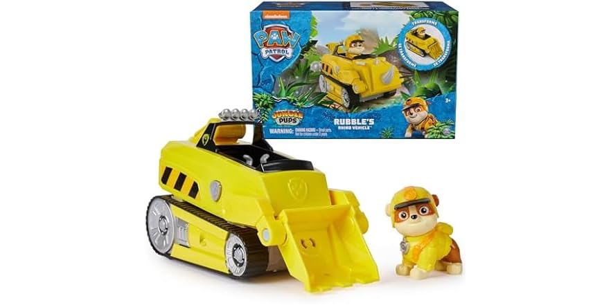 Paw Patrol Jungle Pups Rubble Rhino Car