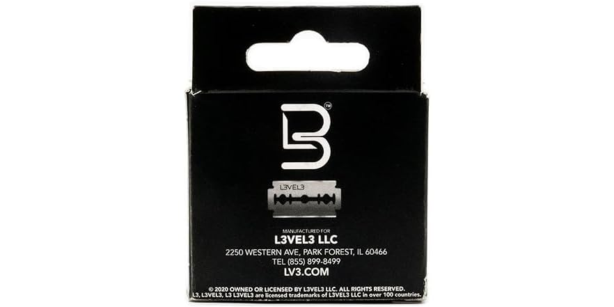 Level 3 Double Edge Razor 100PC (2 Pack)