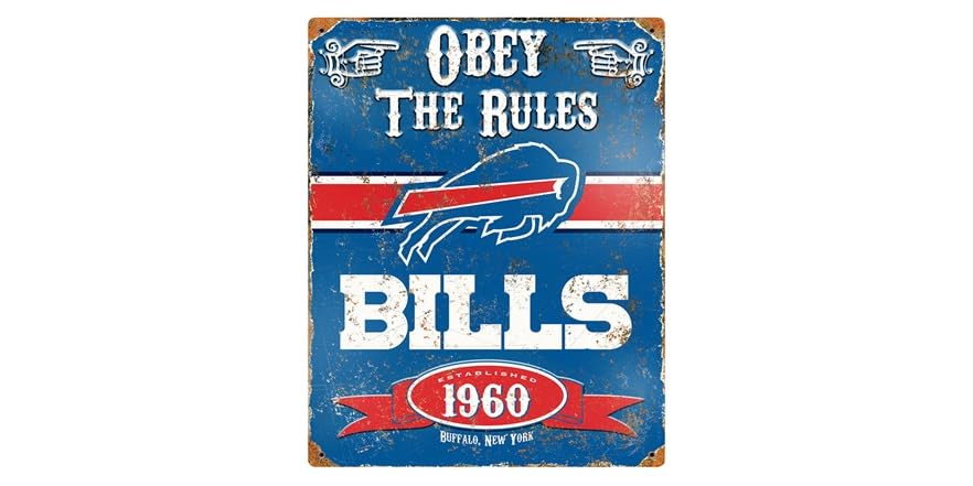 NFL Vintage Metal Signs