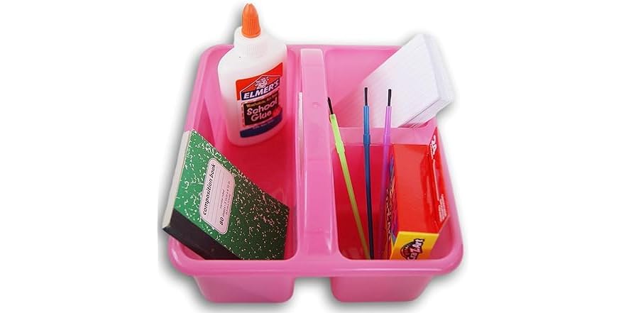 School Stacking Caddy Tote Set