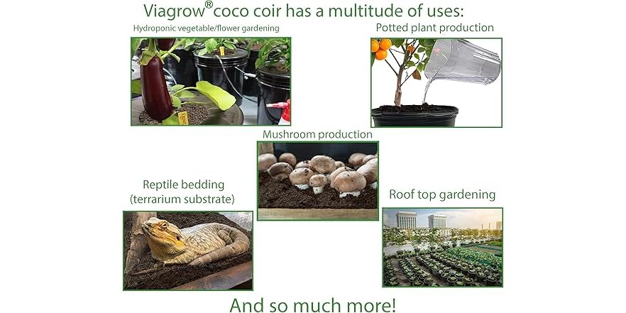 Viagrow VCCB650-3 Coco Coir, 3 Pack