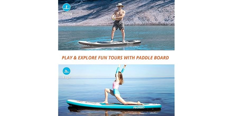 AKASO Inflatable Stand-Up Paddleboard (Open Box)