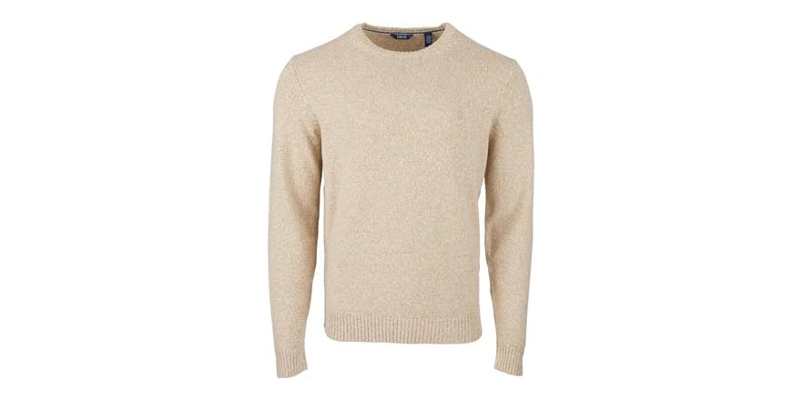 IZOD Men's Marled Jersey Crew Sweater Medium