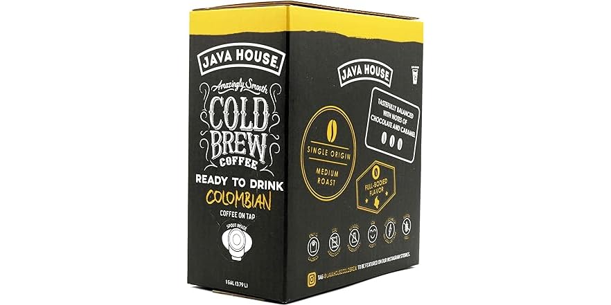 Java House Cold Brew Coffee, Colombian